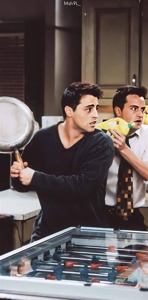 Download Joey And Chandler Friends Tv Show Wallpaper Wallpapers Com