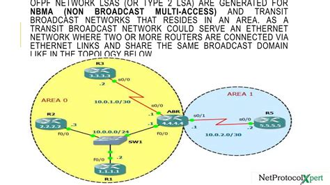 Ospf Network Lsa Type 2 Lsa Pptx Computer Networking Computing
