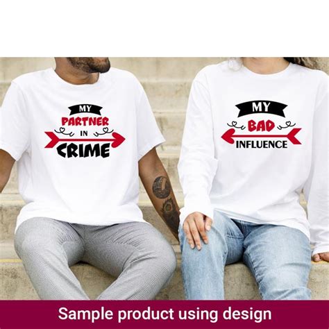 Partners In Crime Svg Design Instant Download