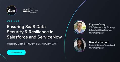 Own Company On Linkedin Ensuring Saas Data Security And Resilience In Salesforce And Servicenow