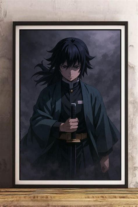 Muichiro Wall Art Print Demon Slayer Anime Kimetsu No Yaiba Home
