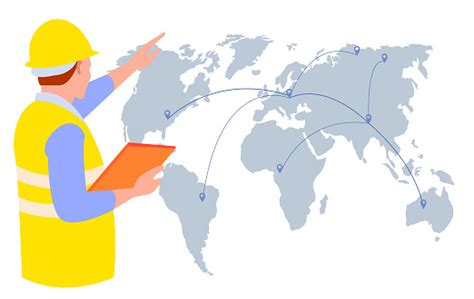 선박 항구에서 컨테이너 트럭의 물류 및 운송 컨테이너 화물 선박 및 일출 조선소에서 일하는 크레인 브리지가 있는 화물기 물류 수입 수출 및 배송 0명에 대한 스톡 벡터 아트