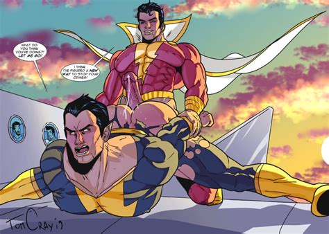 Rule 34 Big Penis Billy Batson Black Adam Gay Male Penis Shazam