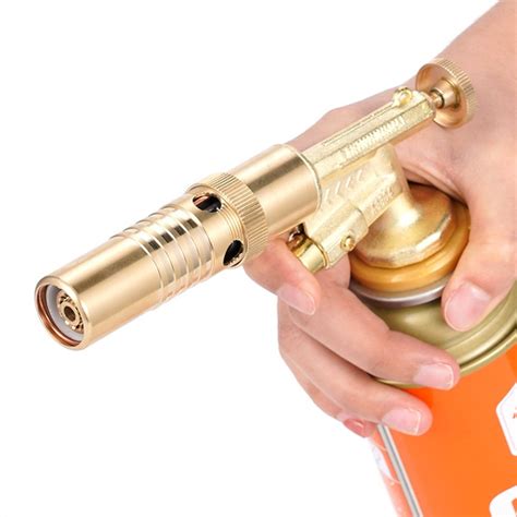 Сварочная горелка Газовая горелка Пропановый латунный огнемет с управлением пламенем