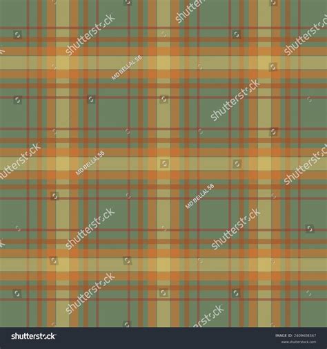 Textile Fabric 4 Color Check Pattern Stock Vector Royalty Free