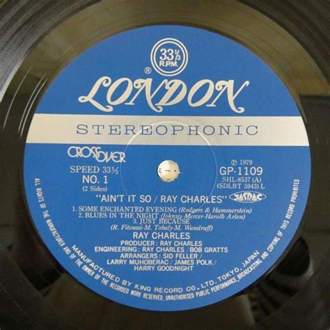 Yahooオークション 46054381 【帯付】ray Charles Aint It So 魅
