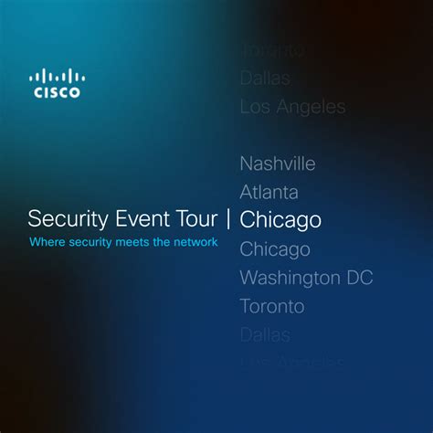 Cisco Security On Linkedin Security Event Tour Atlanta