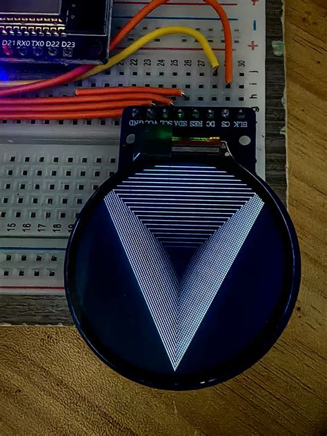 【花雕学编程】arduino动手做（249） 基于adafruit gfx库测试esp32与gc9a01显示屏的综合功能 makelog