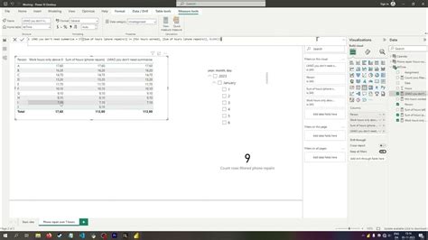 50 Countrows On A Grouped And Filtered Table Dax Youtube