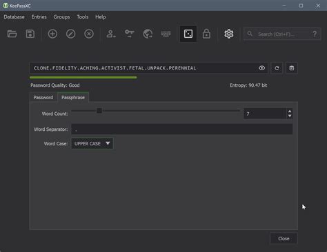 Save Various Highly Customizable Password Profiles · Issue 4724 · Keepassxrebootkeepassxc · Github