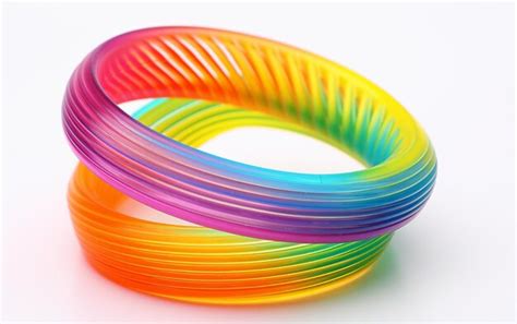Premium Photo Slinky Spring Toy Fun