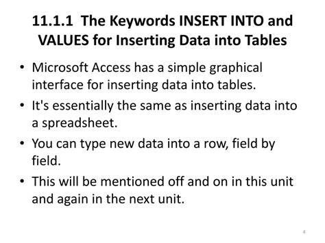 SQL Unit 11 Inserting Updating And Deleting Data Changing The