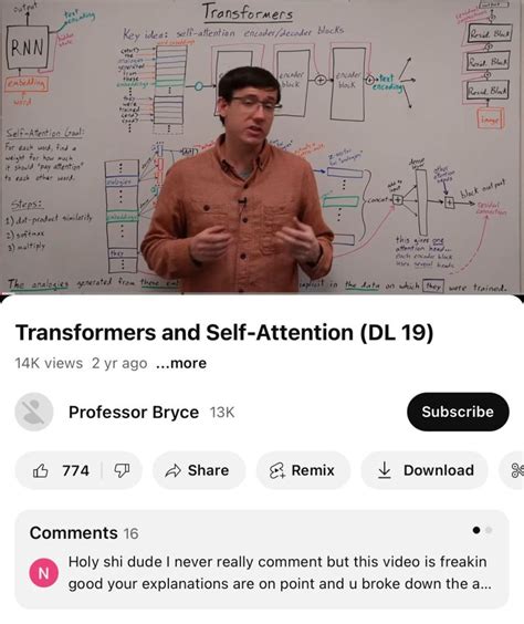 One Of The Best Explanations On Transformers And Self Attention Eduardo Ordax