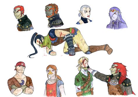 Zelda Sketches By Rosyan On Deviantart