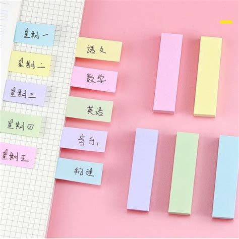 พร้อมส่งร้านไทย กระดาษโน๊ต มีกาว สีพื้น 100 แผ่น มีให้เลือกถึง 3 แบบ โพสท์อิท Shopee Thailand