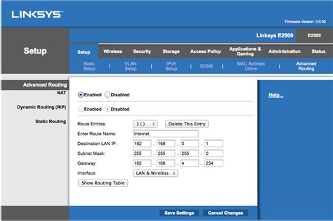 Cisco SG How To Set Up Inter VLAN Routing Page Cisco Community