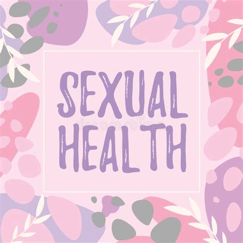 Conceptual Caption Sexual Health Word For Healthier Body Satisfying