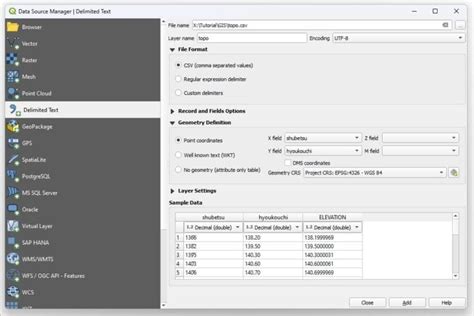 Create Points From Csv File In Qgis