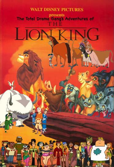 The Total Drama Gangs Adventures Of The Lion King The Total Drama