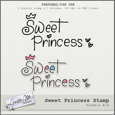 Loriem Designs Sweet Princess Collection Off Free With Purchase Freebie