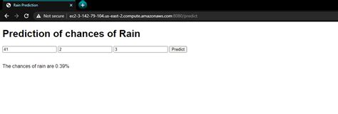 Github Samsharma Rain Prediction Its An Ml Based Application That Is Used To Predict The