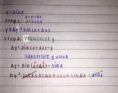Derivatives Of Trigonometric Functions Can I Cancel The Sin X” Last