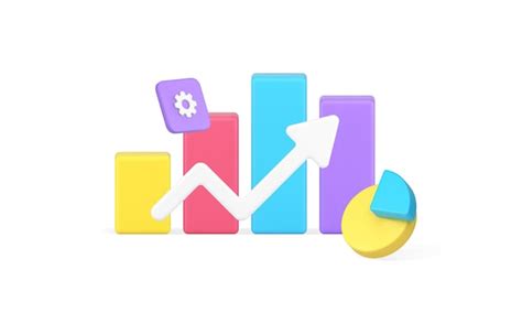 Premium Vector Business Graph Increase Bar Diagram Up Arrow Success Management Data Analyzing