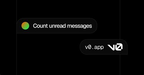 Count Unread Messages V0 By Vercel