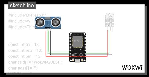 ULTRASONIC RAHUL RAJ Wokwi ESP32 STM32 Arduino Simulator