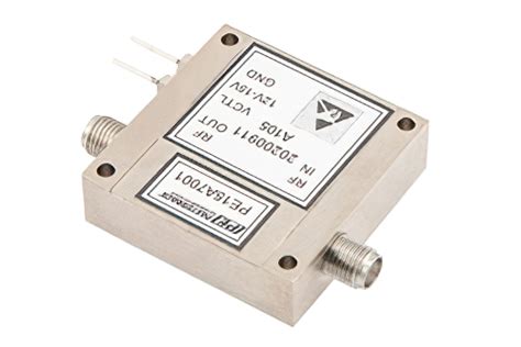 40 Db Variable Gain Amplifier 15 Dbm P1db 500 Mhz To 2 Ghz 20 Db