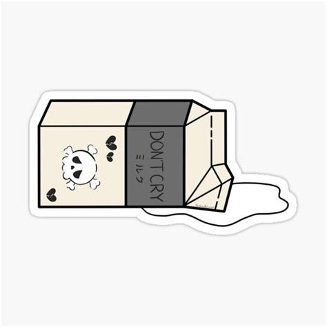 Spilled Milk Stickers Redbubble
