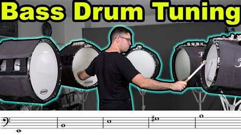 Marching Bass Drums The Ultimate Tuning Guide Youtube