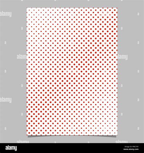Halftone Dot Pattern Flyer Background Template With Diagonal Circles Stock Vector Image And Art