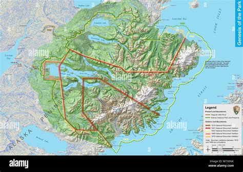 The Genesis Of Katmai National Park And Preserve This Map Outlines