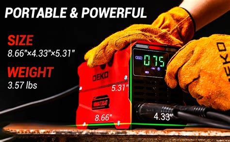 Mini Sticklift Tig Welder：deko 135amp 220v Mma Portable Arc Welding