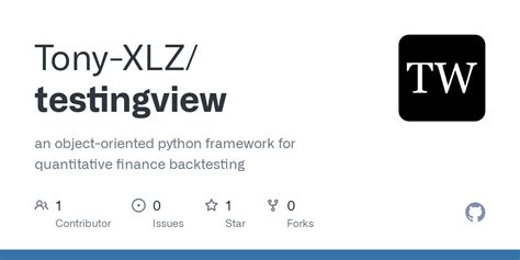 Github Tony Xlztestingview An Object Oriented Python Framework For