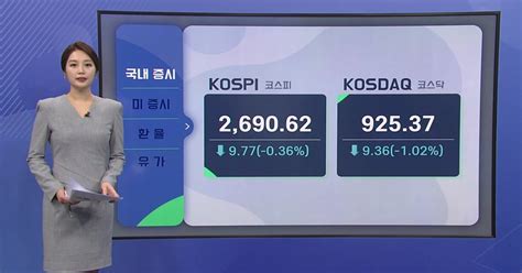 오늘의 경제지표 美 연준 공격적 긴축 우려코스피↓·환율↑