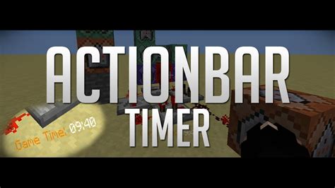 Minecraft Command Actionbar Timer 1 12 2 Youtube