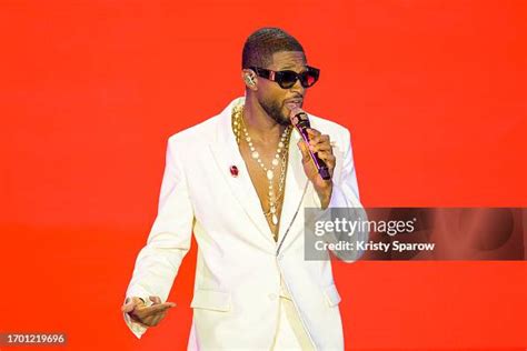 Usher Performs Onstage During His Residency At La Seine Musicale On