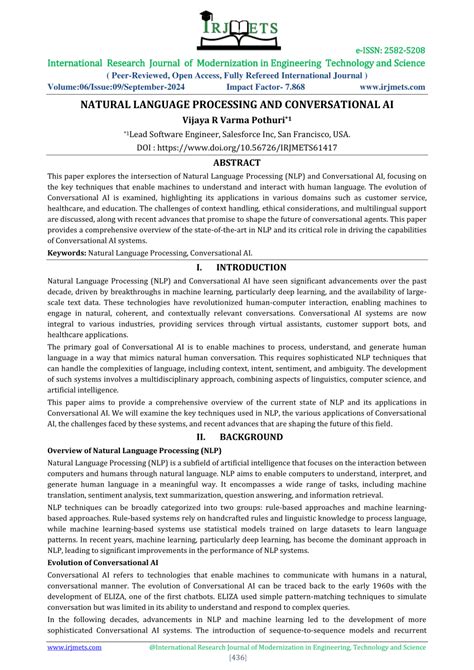 Pdf Natural Language Processing And Conversational Ai