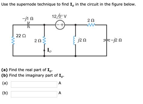 Solved Use The Supernode Technique To Find I In The Circuit