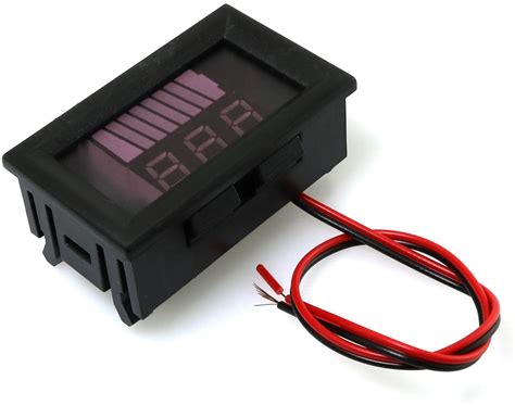 12 60V DC VOLTMETER LEVEL BATTERY INDICATOR TRANSCOM ELECTRONICS