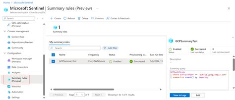 Aggregate Microsoft Sentinel Data With Summary Rules Microsoft Learn