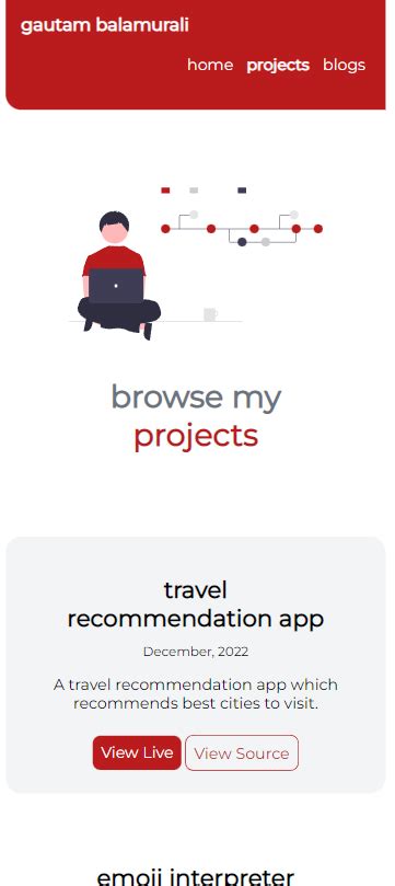 github gautam balamurali portfolio website a website to showcase my portfolio