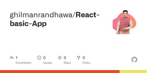 GitHub Ghilmanrandhawa React Basic App
