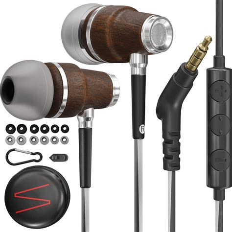 Symphonized Wired Earbuds With Microphone Noise Cancelling Earbuds Wired With Microphone