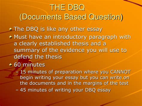 PPT Mastering The DBQ Essay Navigating Documents For A Strong Thesis Argument PowerPoint