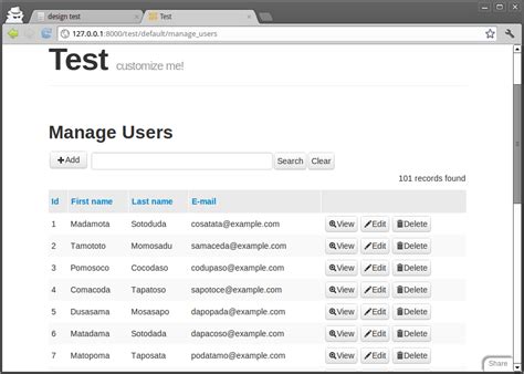 Manage Users