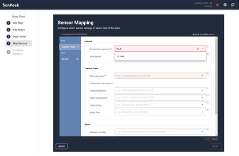 Sensor Mapping — Sunpeek Documentation Sensor Mapping — Sunpeek Documentation
