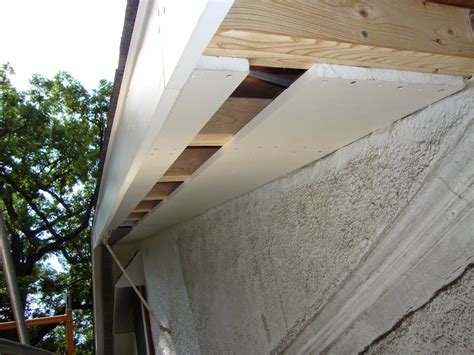Old House Renovation Methods Roof Overhang Soffit Repair And Rebuild